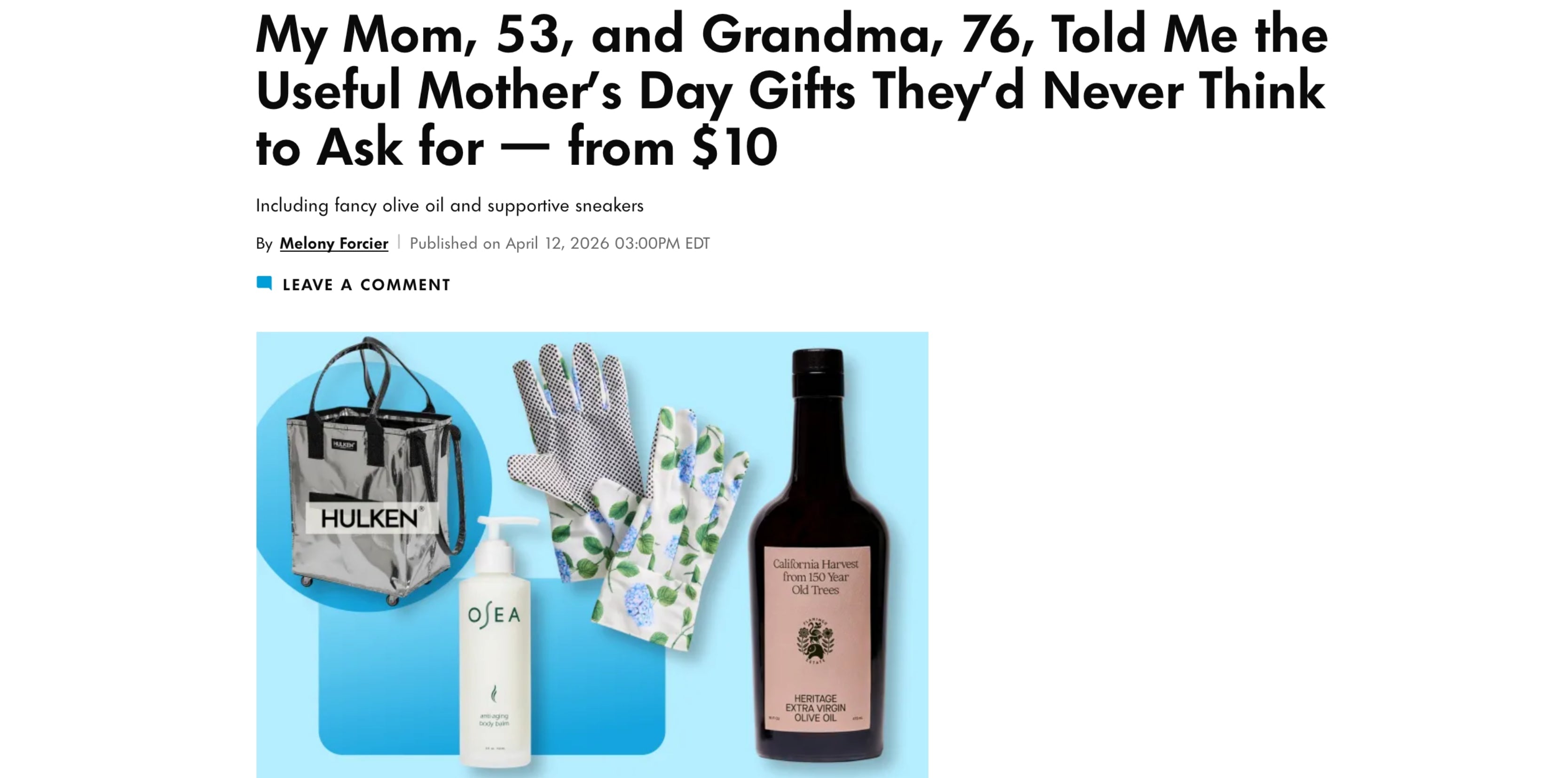 My Mom, 53, and Grandma, 76, Told Me the Useful Mother's Day Gifts The ...