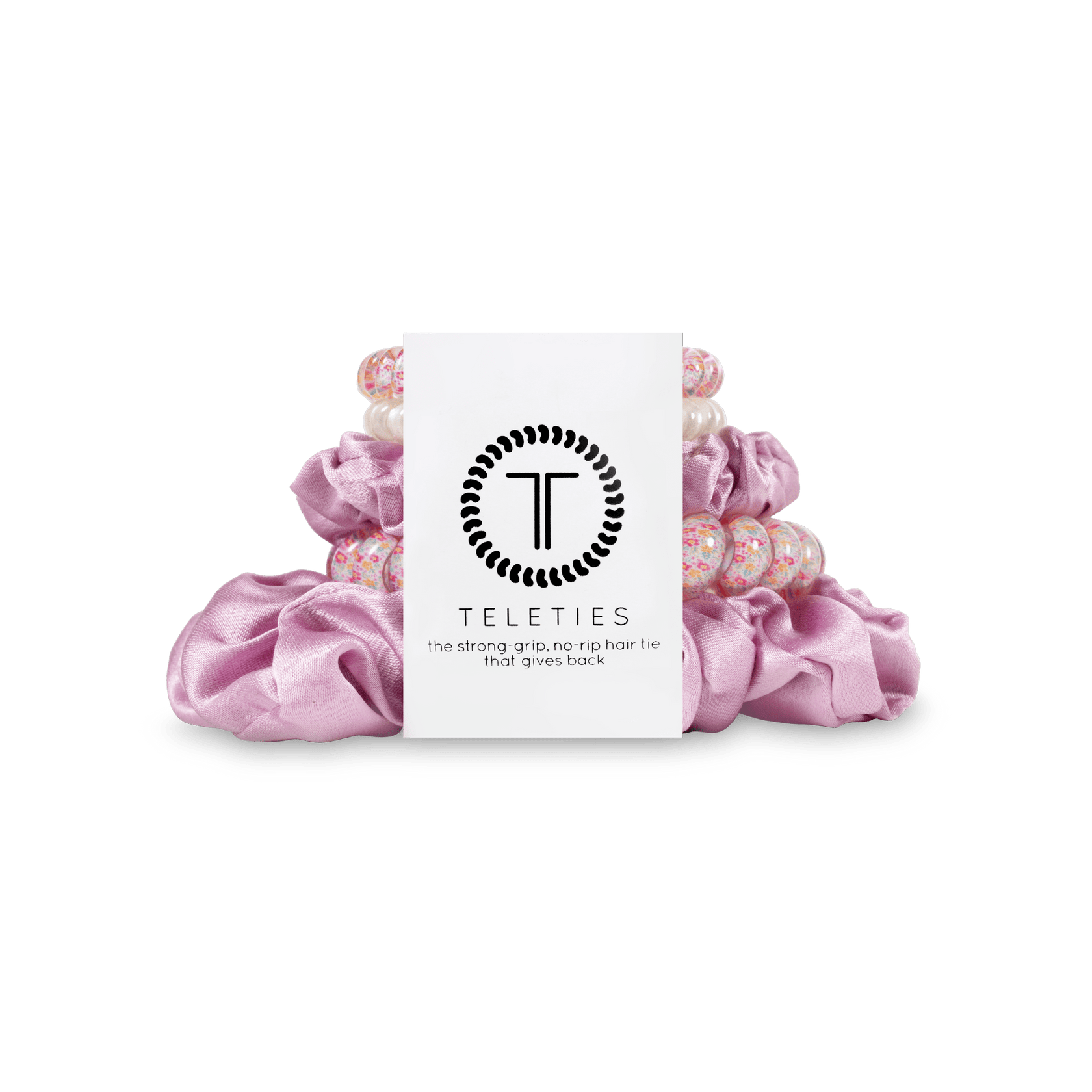 Busy As A Mother Mixed Hair Ties in Pink | TELETIES