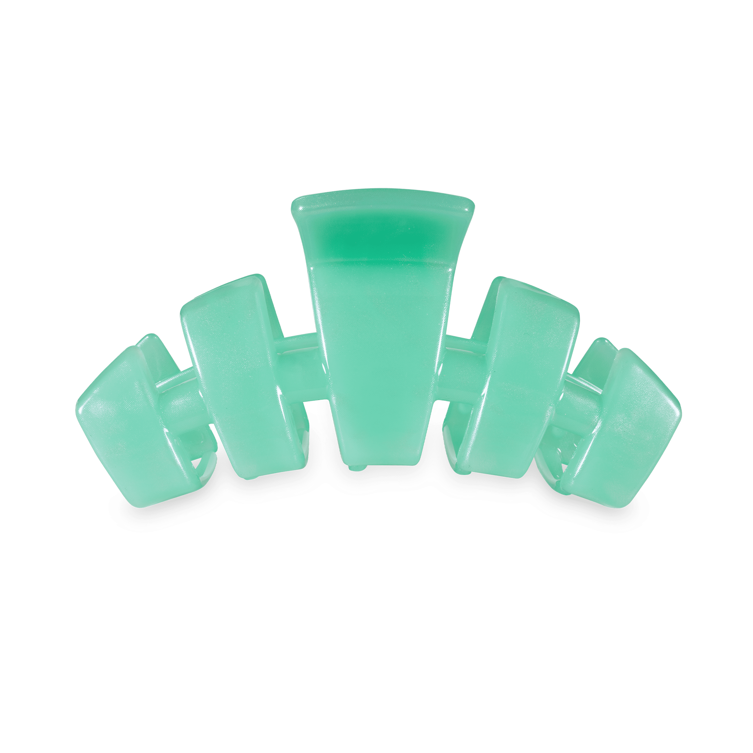 Classic Spring Splash Medium Claw Clip in Green | TELETIES