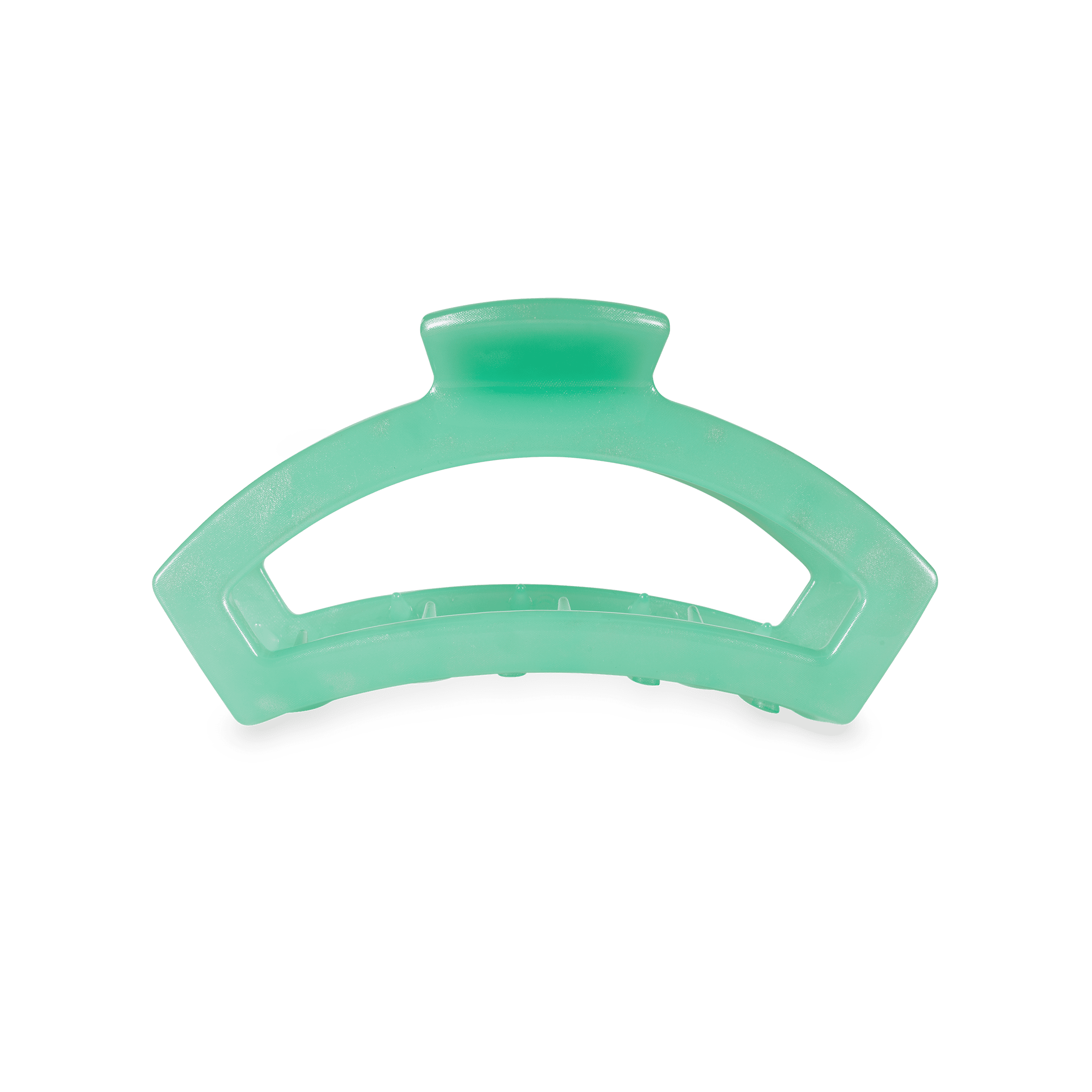 Open Spring Splash Small Hair Clip in Green | TELETIES