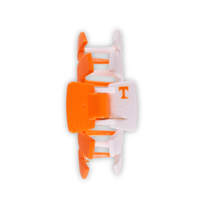 University of Tennessee Medium Claw Clip in Orange and White | TELETIES